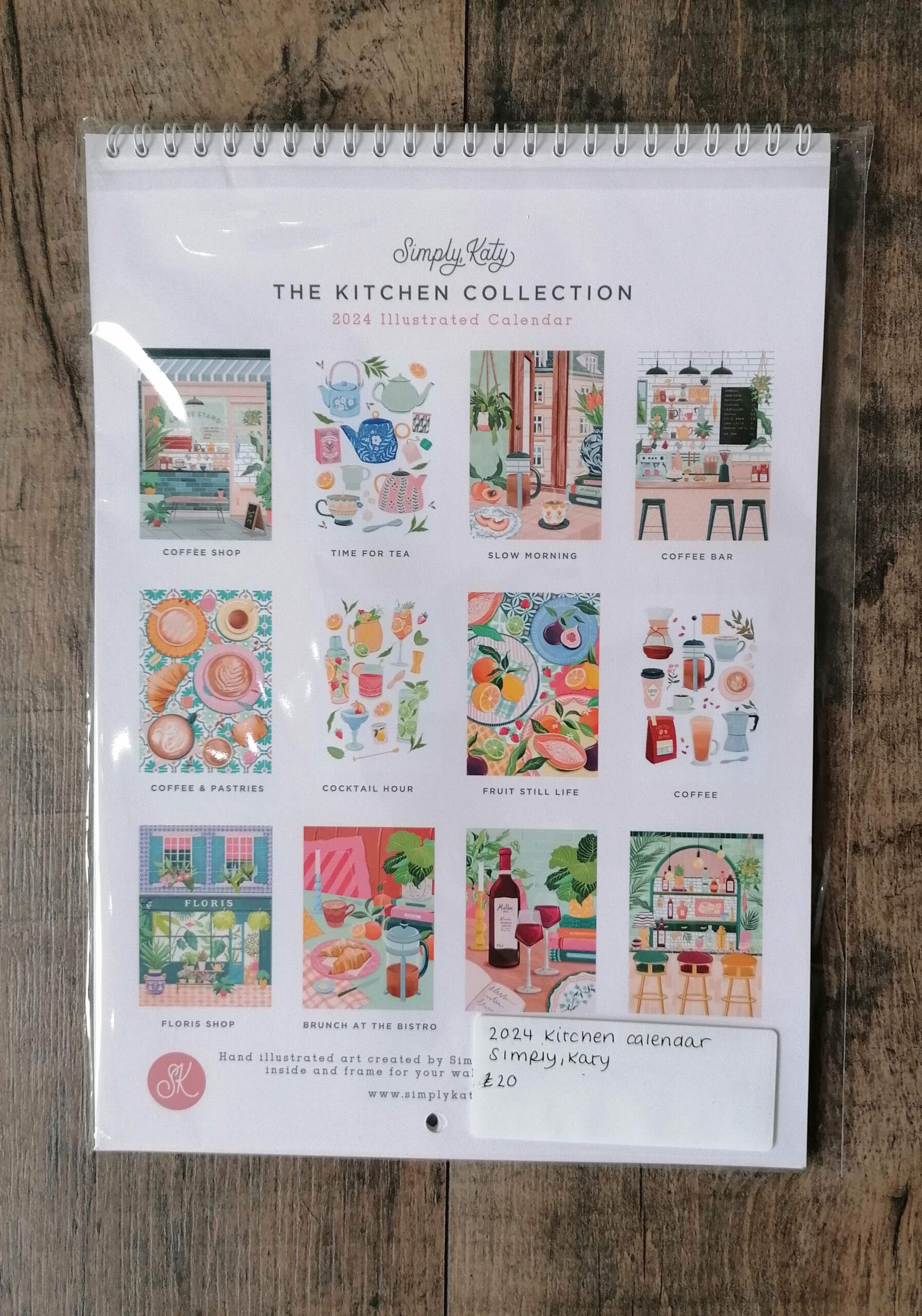 Original A4 2024 Calendar - The Kitchen Clollection - Artigo