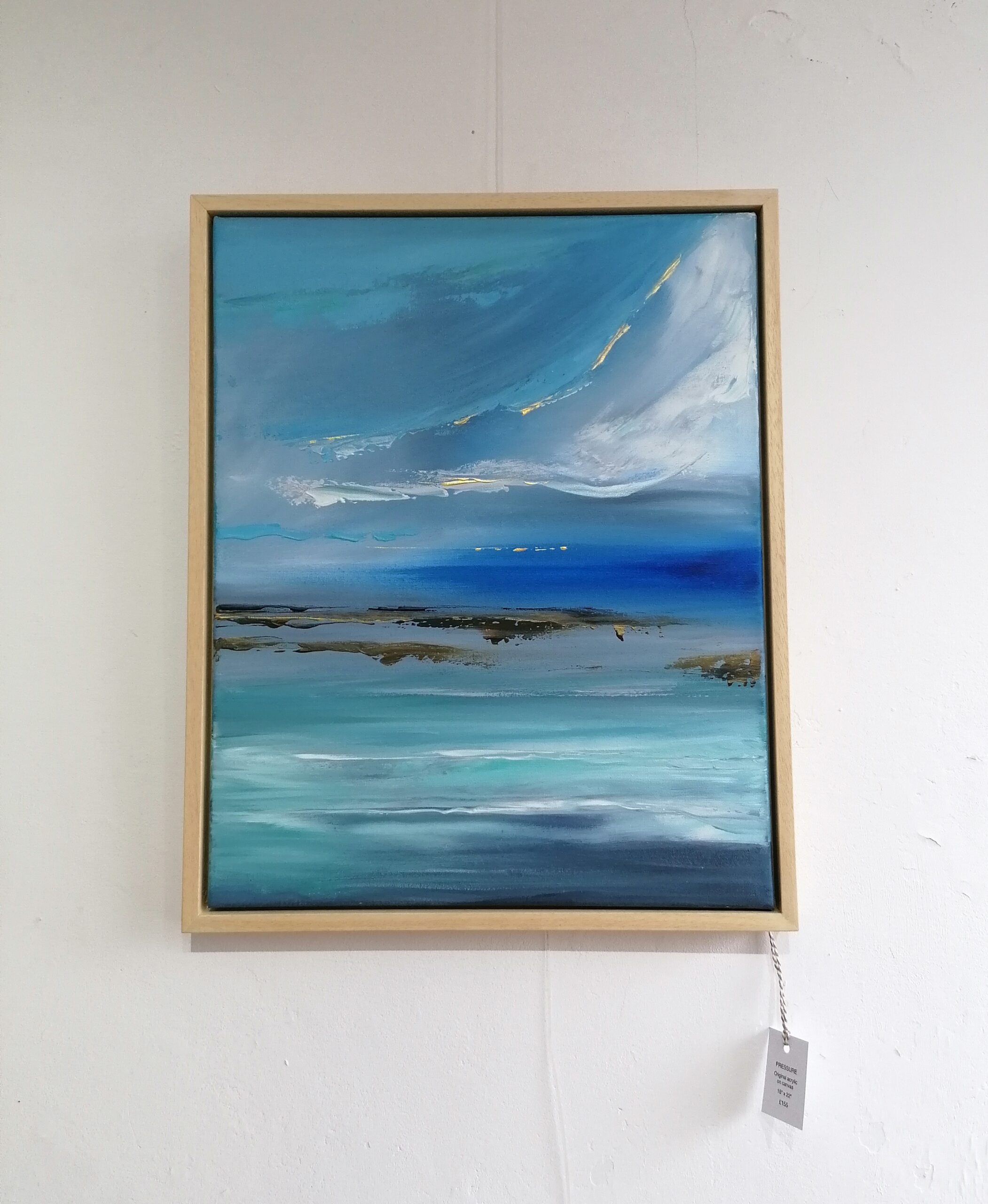 Original Acrylic Painting on Canvas 18"x 22"- "Pressure" - Artigo